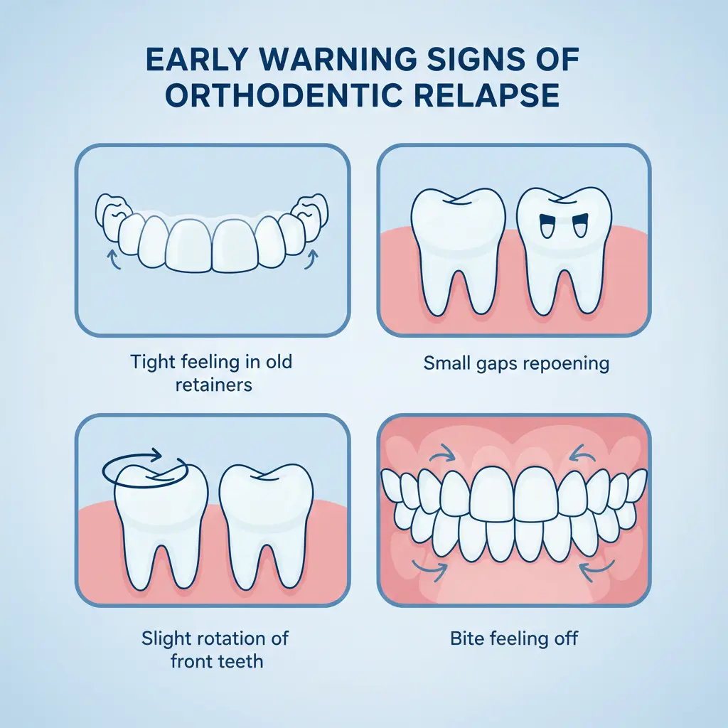 Orthodontic Relapse After Braces: Why Teeth Shift & How Retainers Stop It